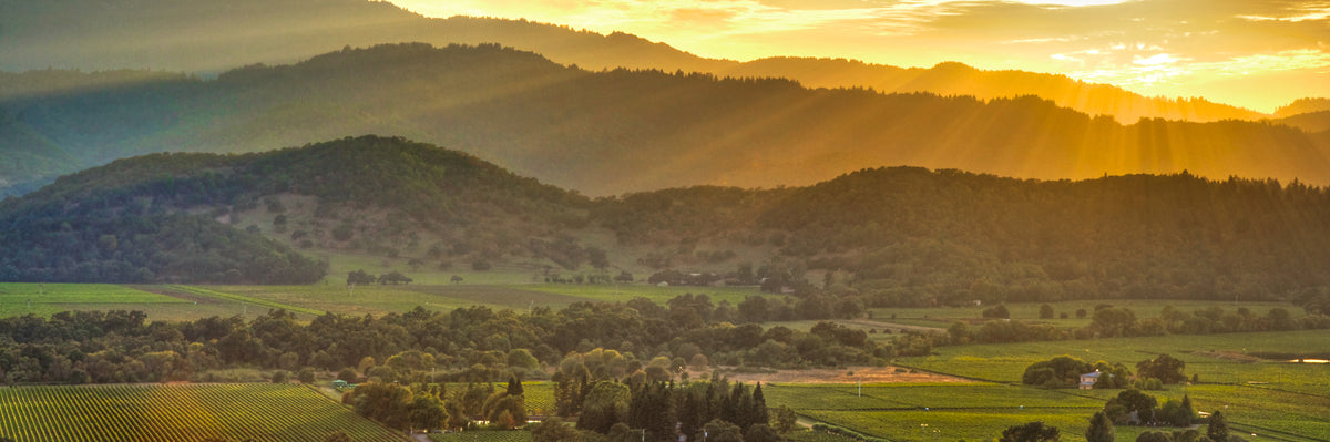 October Sunset Panorama